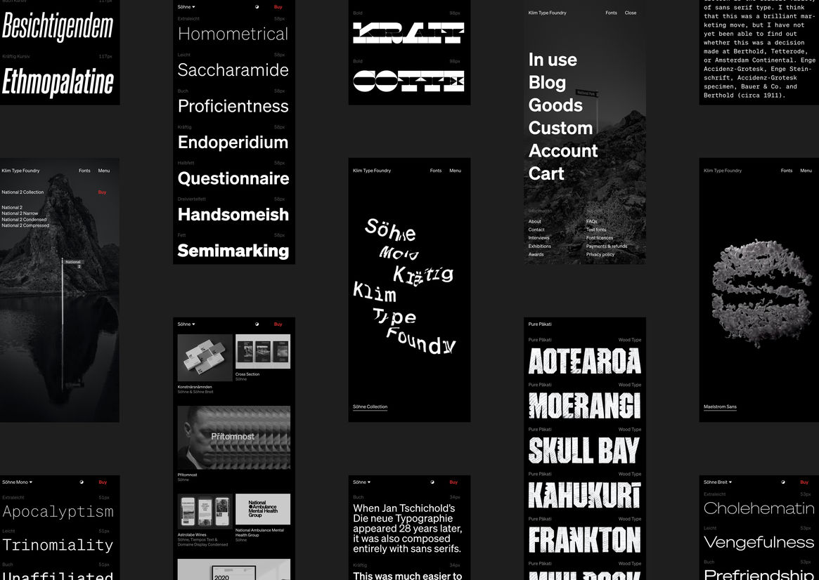 Klim Type Foundry | Best Awards
